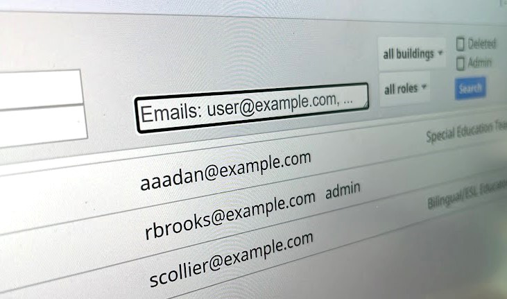 User Email Filter | SameGoal